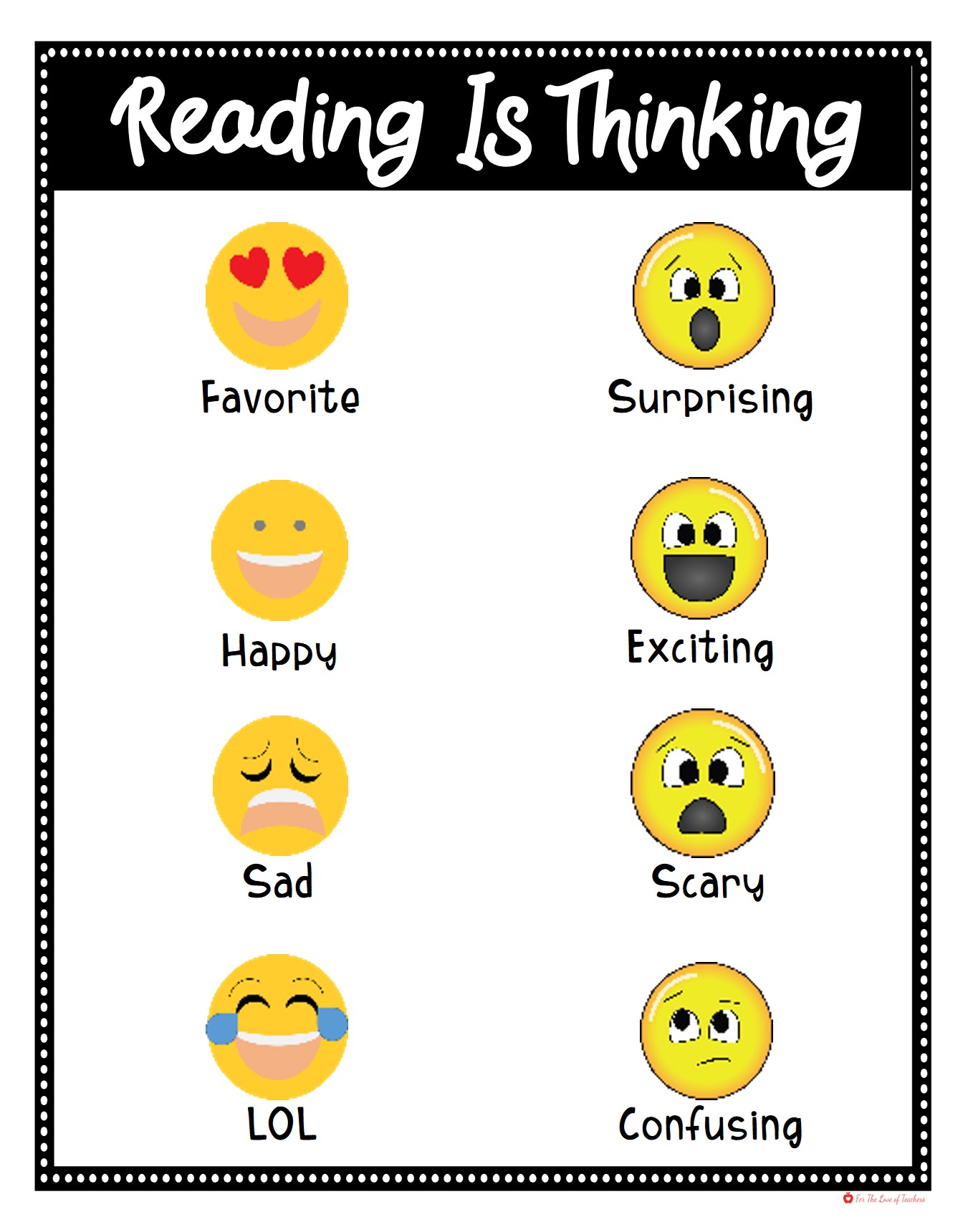 For The Love of Reading ~ For The Love of Teachers