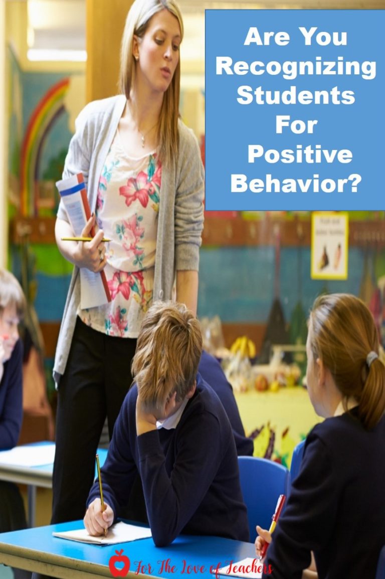 Are You Recognizing Students For Positive Behavior? - For The Love of ...