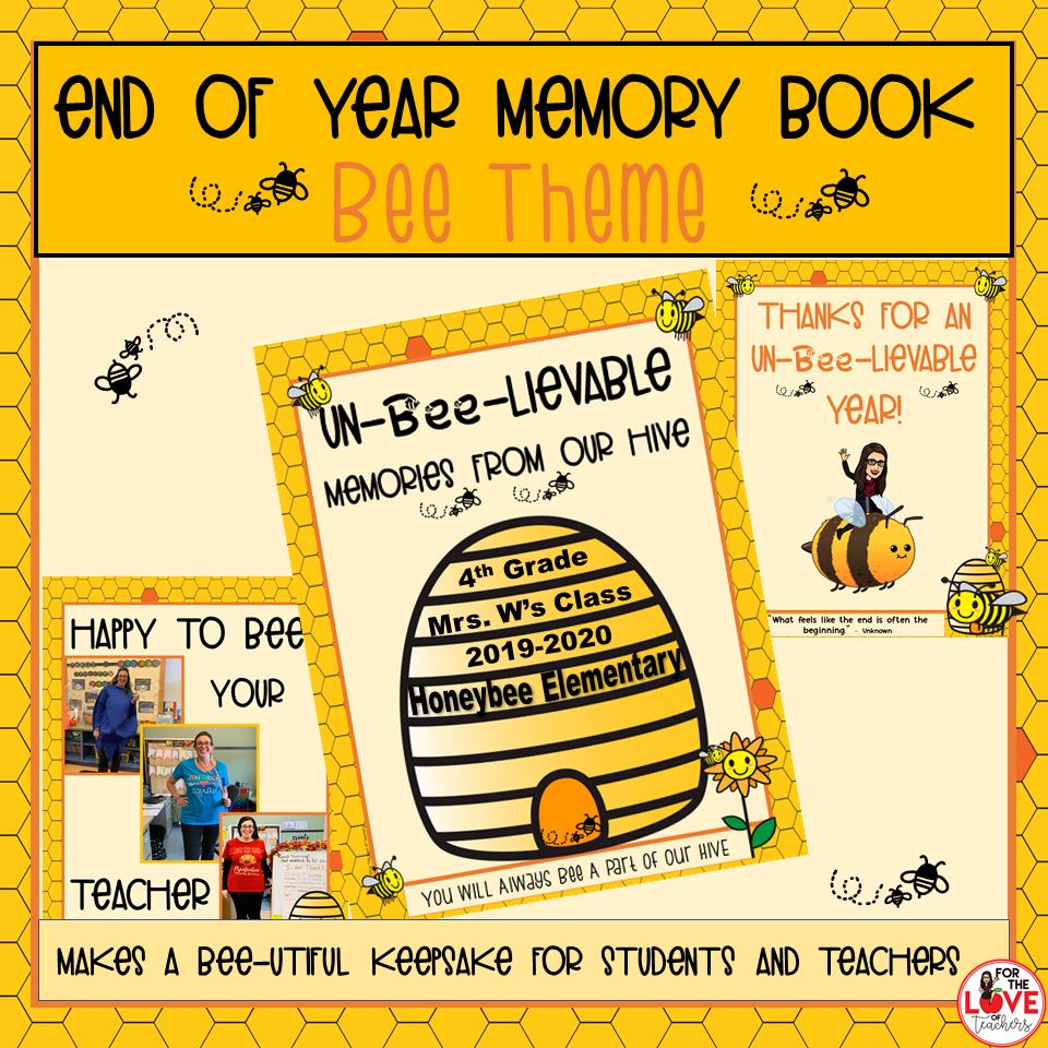 5 Must Do Activities At The End of the Year ~ For The Love of Teachers