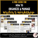 How To Organize & Manage Writer's Workshop - For The Love of Teachers