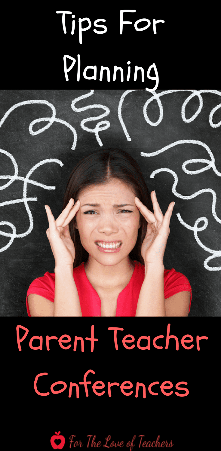 5 Tips For Planning Parent Teacher Conferences ~ For The Love of Teachers