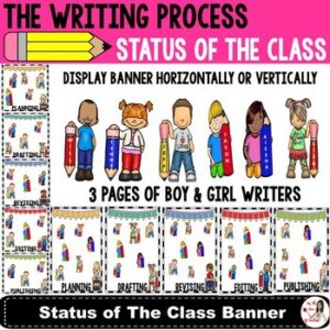 Writing Process Posters & Checklists - For The Love of Teachers