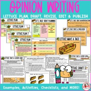 Opinion Writing: Guided Unit in Google Slides - For The Love of Teachers