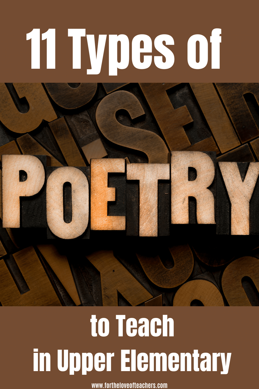 11 Types of Poetry to Teach in Upper Elementary - For The Love of Teachers